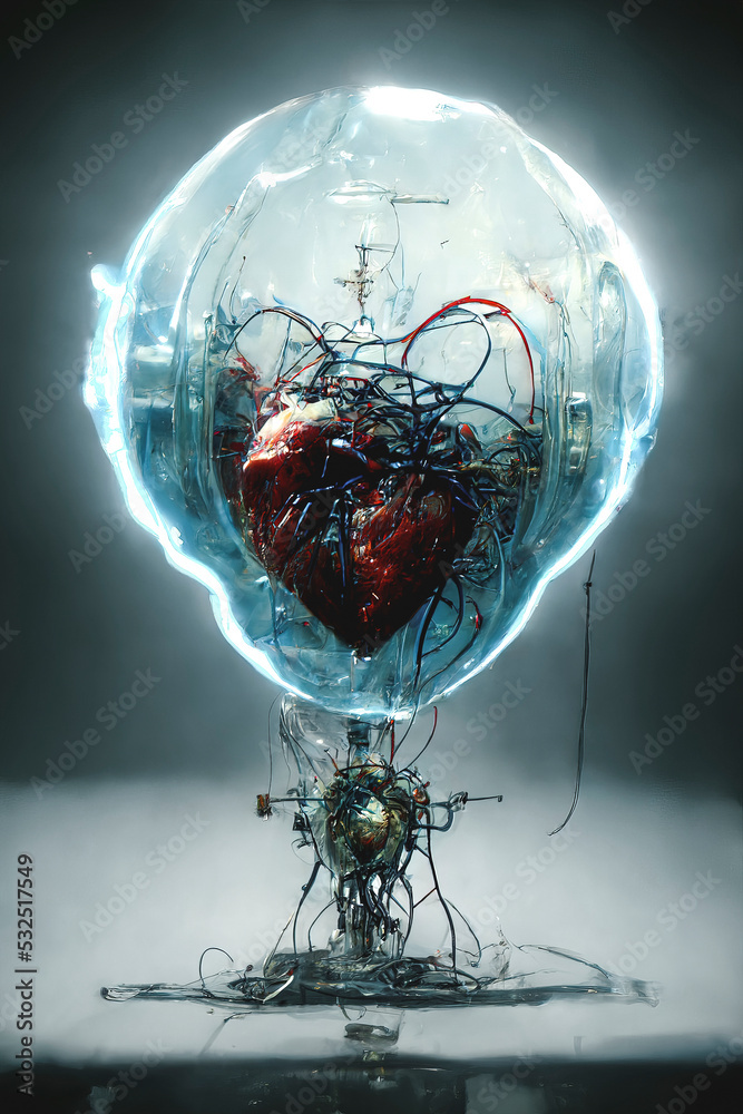 Atomic Heart its an artificial cyber heart powered by nuclear energy ...