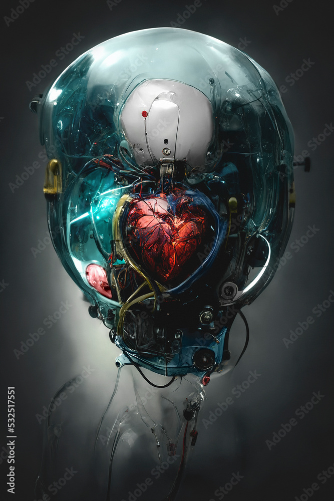 Atomic Heart its an artificial cyber heart powered by nuclear energy ...