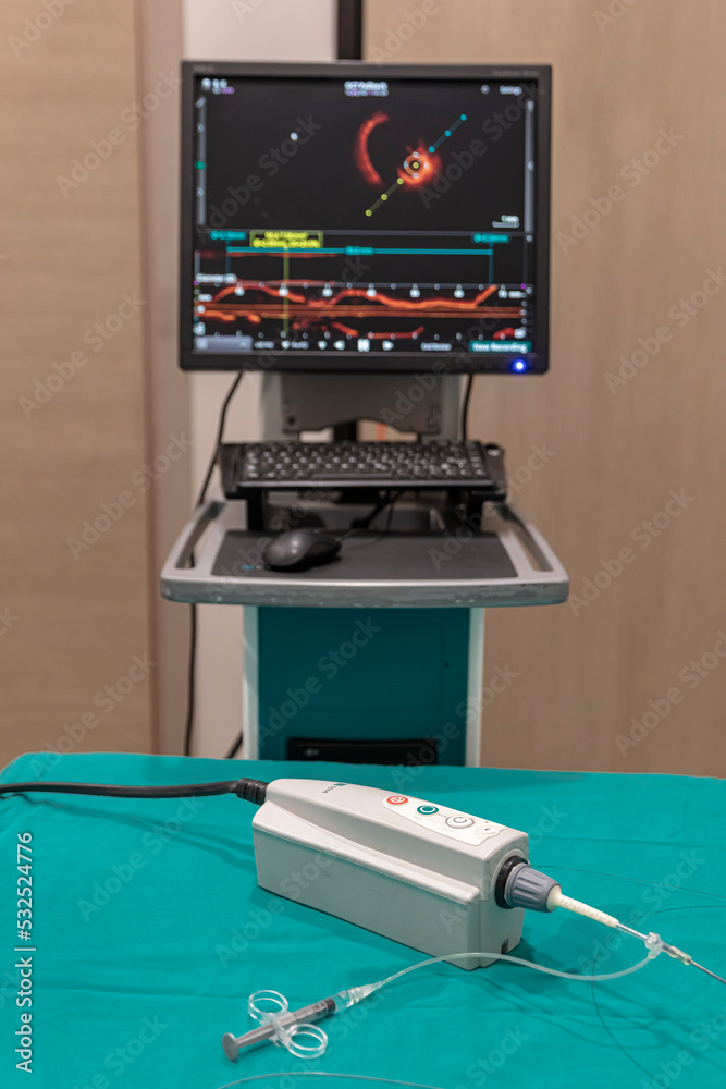 Istanbul, Turkey - September 20, 2022 ; Optical coherence tomography ...