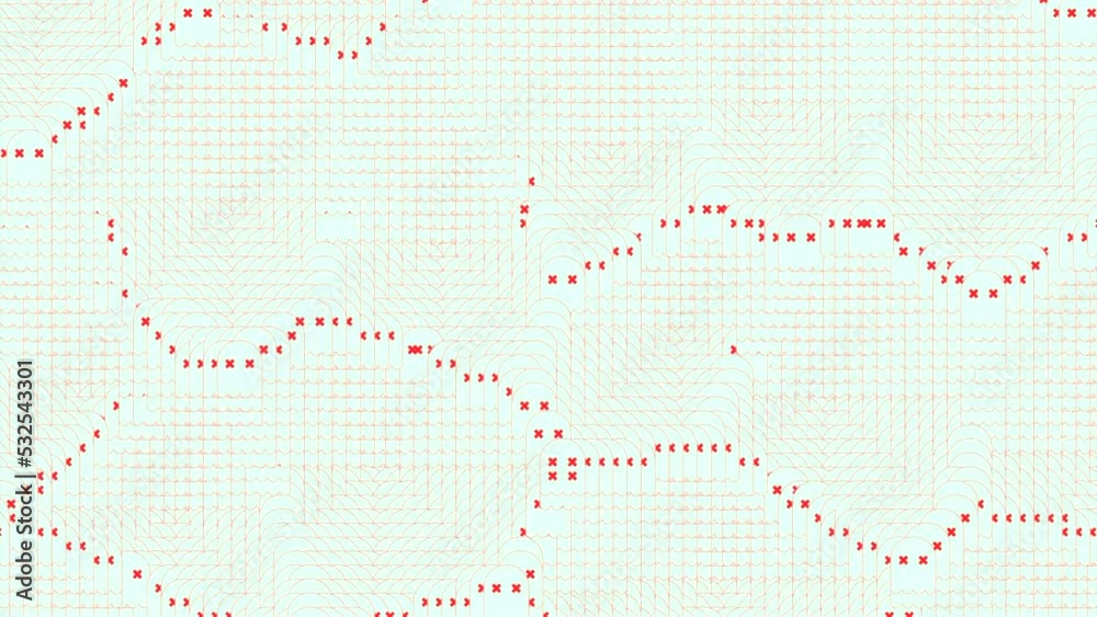 Vidéo Stock Spinning retro surface with tiny shimmering squares. Design ...