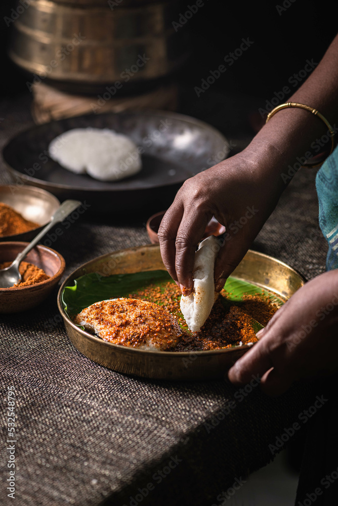 Podi Idli and Coffee Stock Photo | Adobe Stock