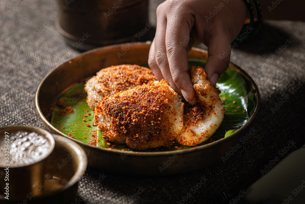 Podi Idli and Coffee Stock Photo | Adobe Stock