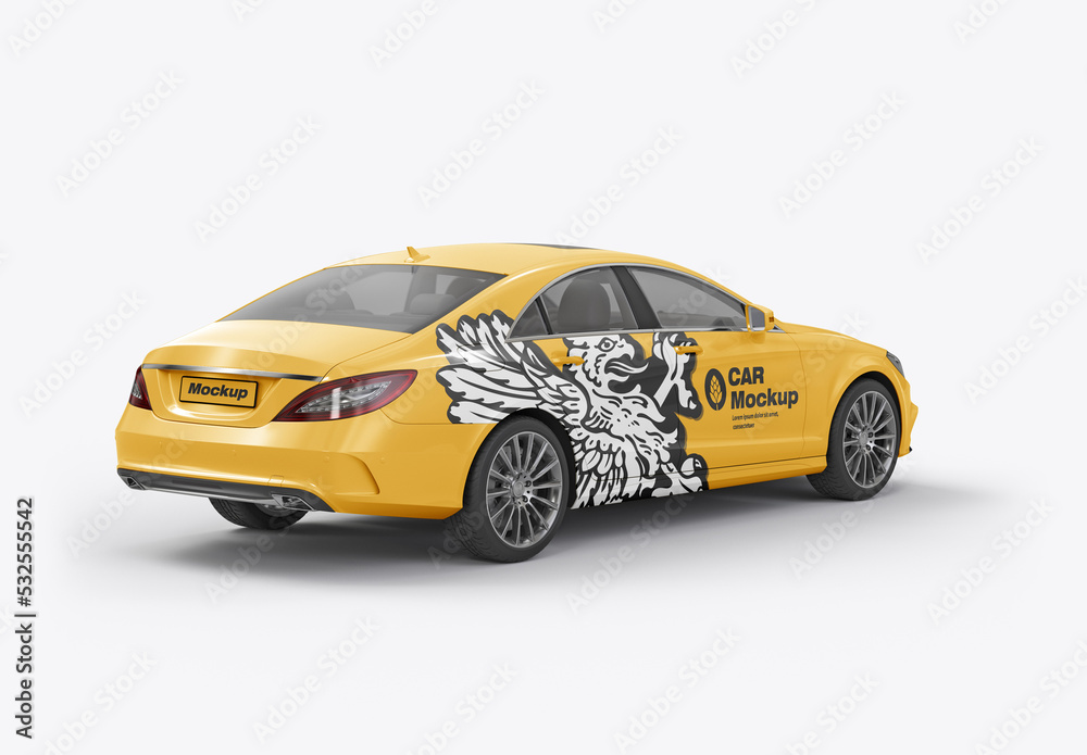 Executive Car Mockup Stock Template | Adobe Stock