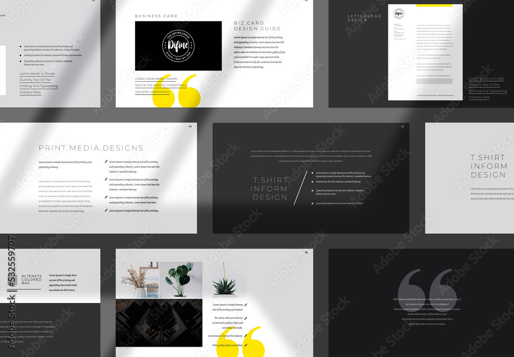 Presentation Layout Stock Template | Adobe Stock