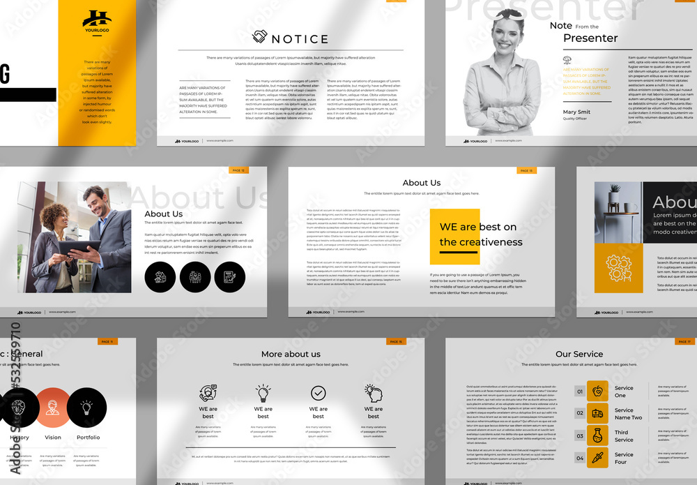 Presentation Stock Template | Adobe Stock