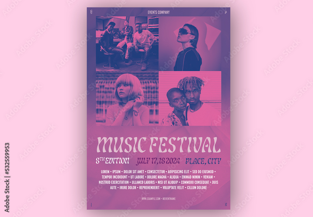 Event Poster Layout Stock Template | Adobe Stock