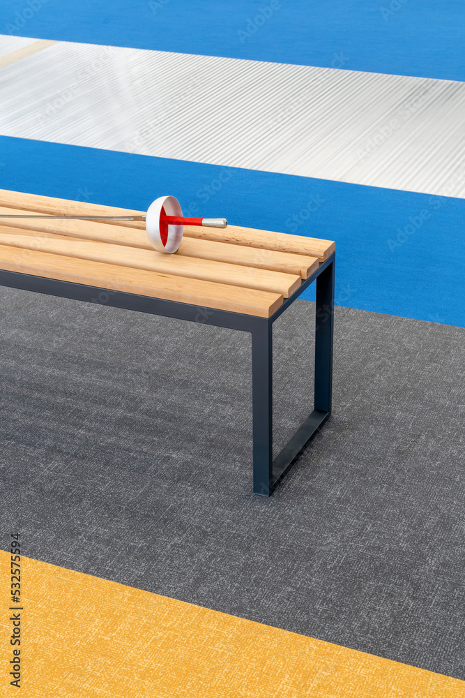 Great interior of modern fencing sport club Stock Photo | Adobe Stock