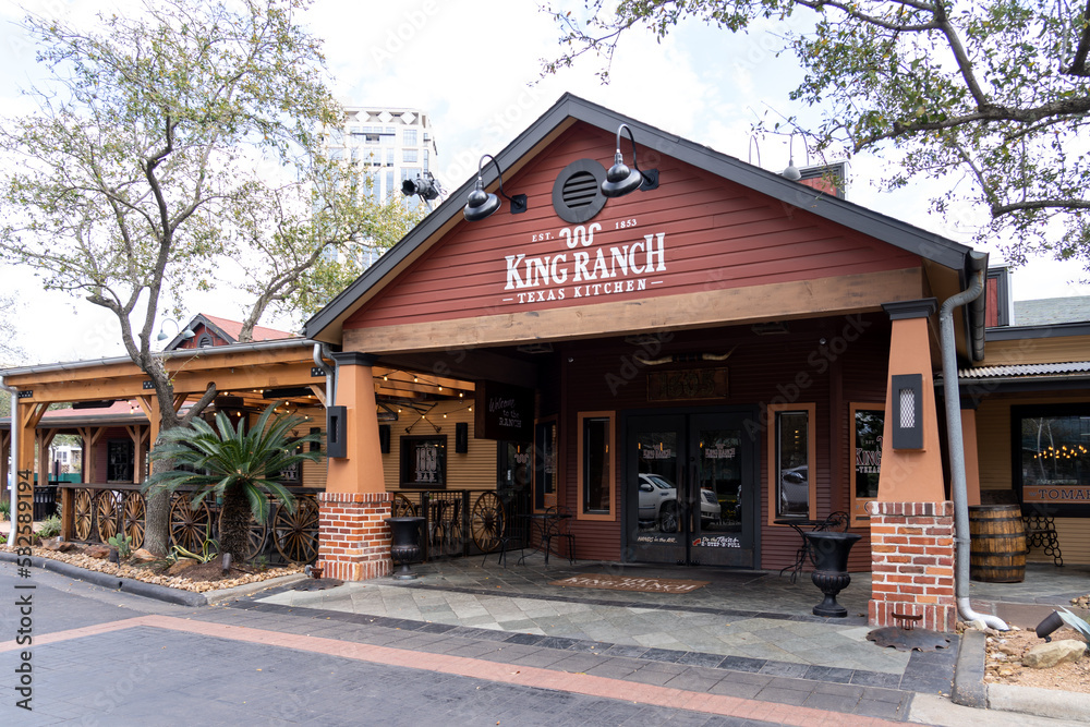 Houston, Texas, USA - March 13, 2022: King Ranch Texas Kitchen in ...