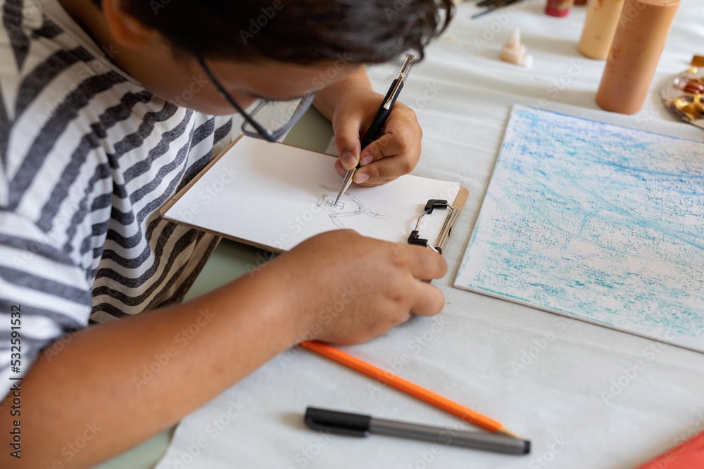 kid drawing sketch Stock Photo | Adobe Stock