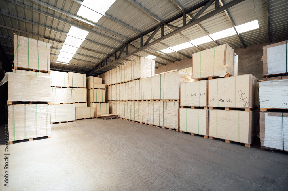 Paper Warehouse Stock Photo | Adobe Stock