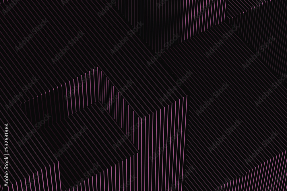 Cubes background with lines Stock Photo | Adobe Stock