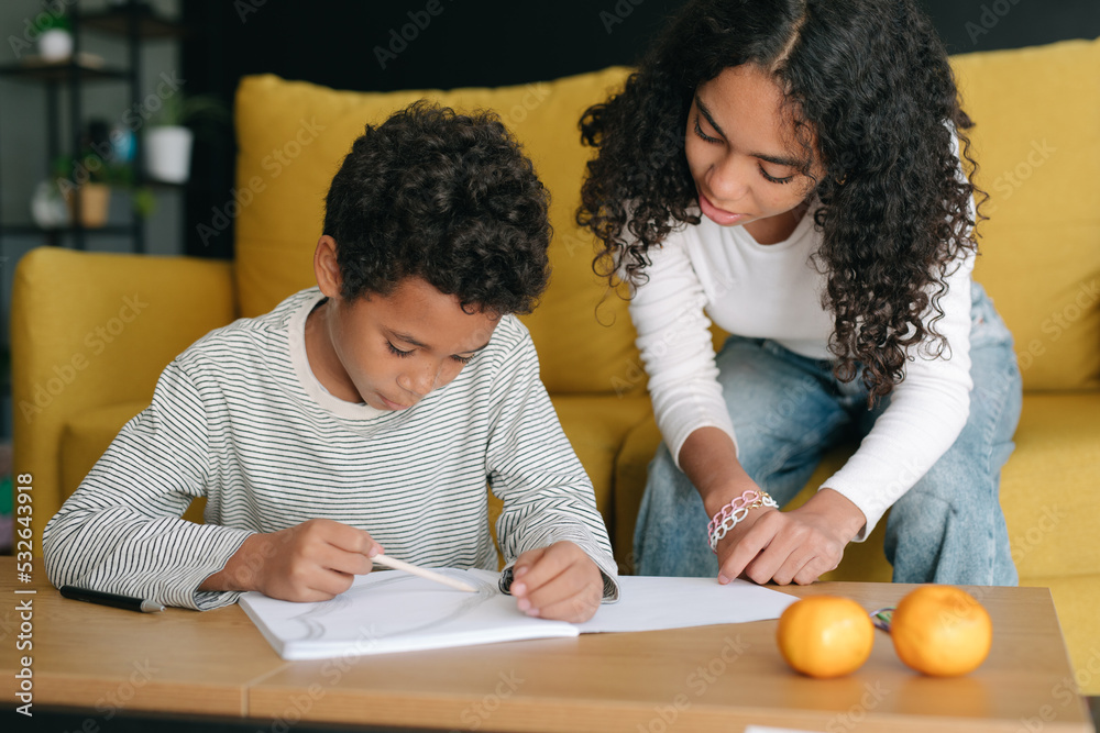 Kids drawing Stock Photo | Adobe Stock