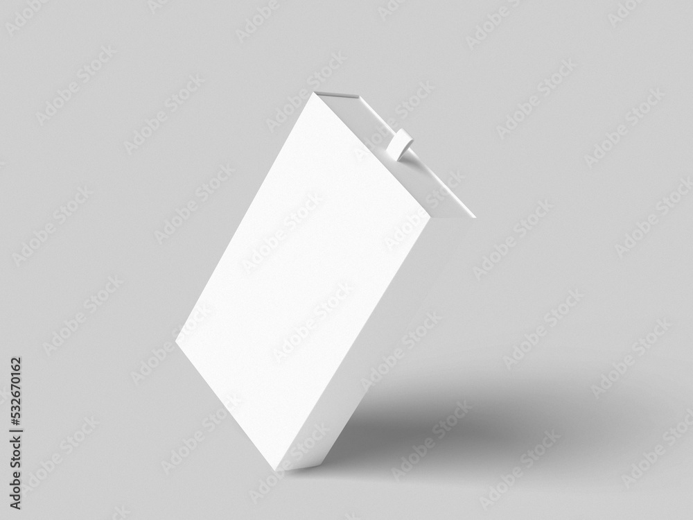 Sliding drawer box packaging mockups. 3D illustration object ...