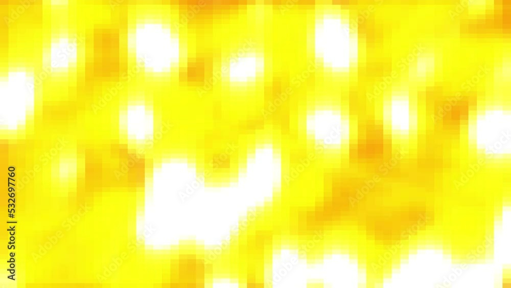 Square tile effect of fire flame burning animation. 2D rendering ...