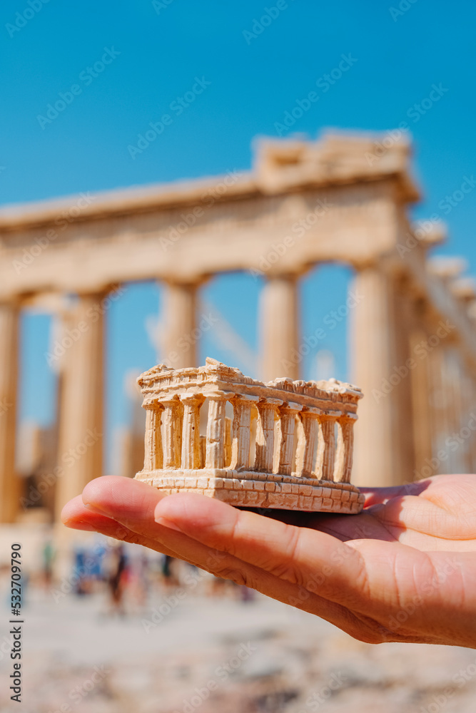Poster replica of Parthenon, in the Acropolis of Athens, Greece – Wall ...