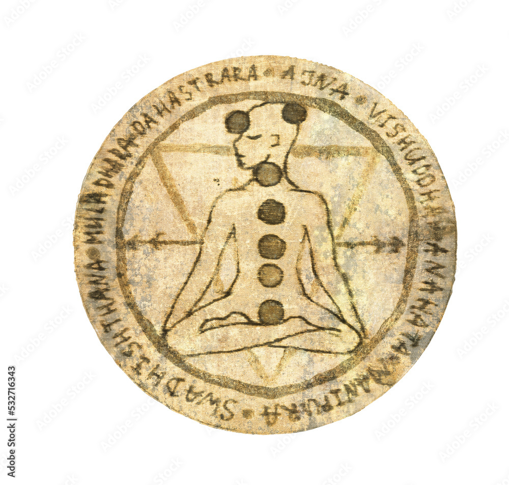 Mystic symbols with hand drawn magic and esoteric symbols Stock ...