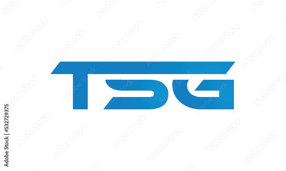 TSG letters Joined logo design connect letters with chin logo logotype ...