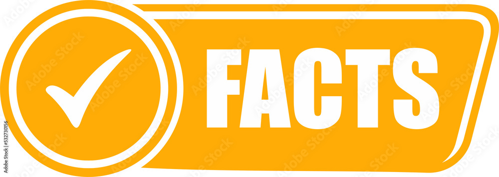 bubbles with facts. concept of thorough fact-checking or easy compare ...