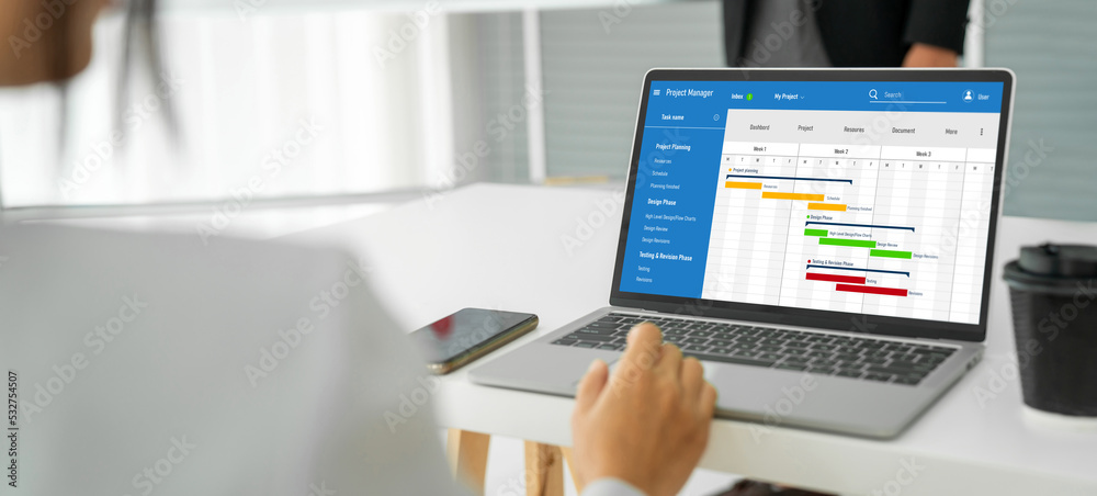 Project planning software for modish business project management on the ...