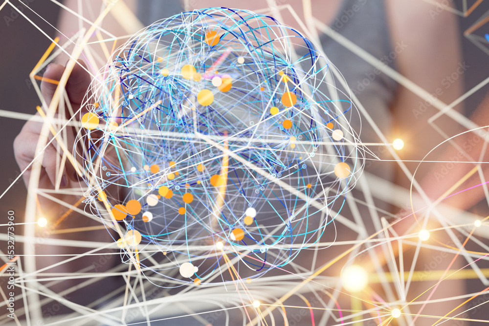 internet net and data digital concept. Stock-Foto | Adobe Stock