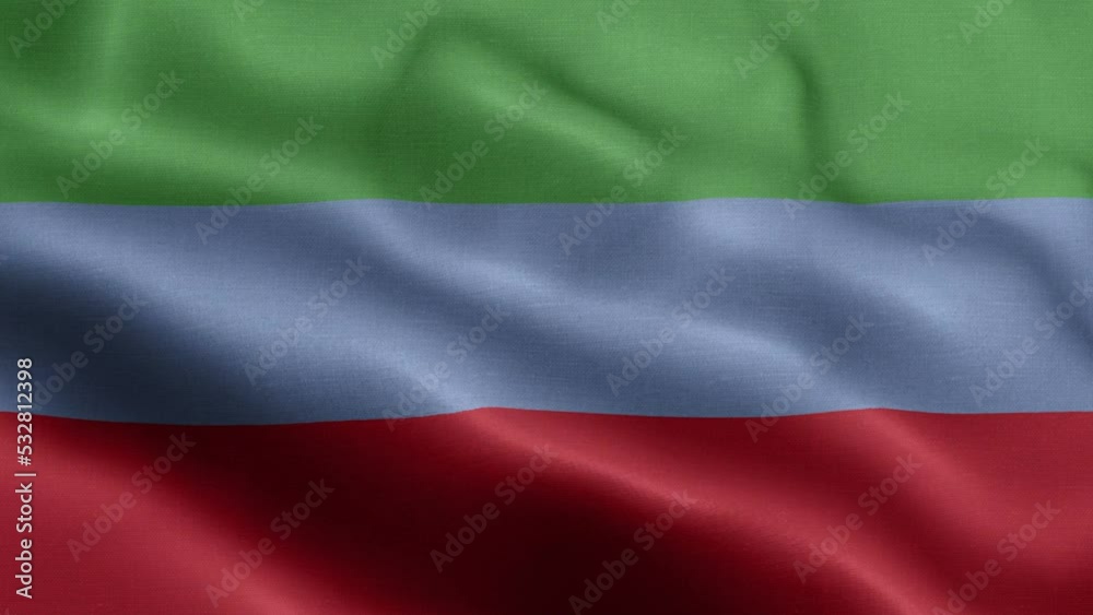 Flag Of Dagestan - Dagestan Flag High Detail - National flag Dagestan ...