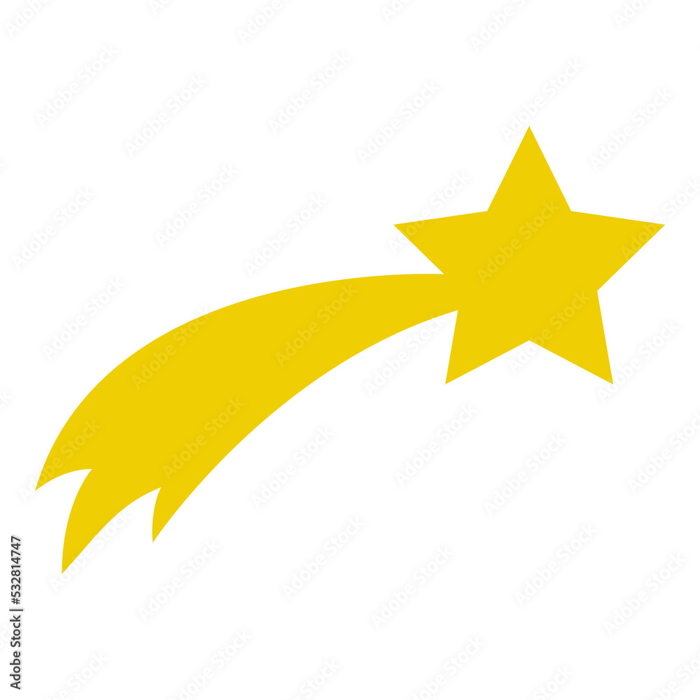 Poster Silueta de estrella navideña de Belén aislada – Wall Art | UkPosters