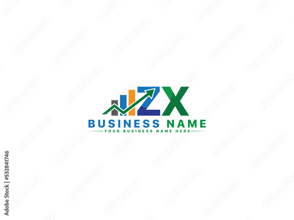 Commercial ZX z&x Logo Icon, Abstract Letter Zx z x Logo Image Vector ...
