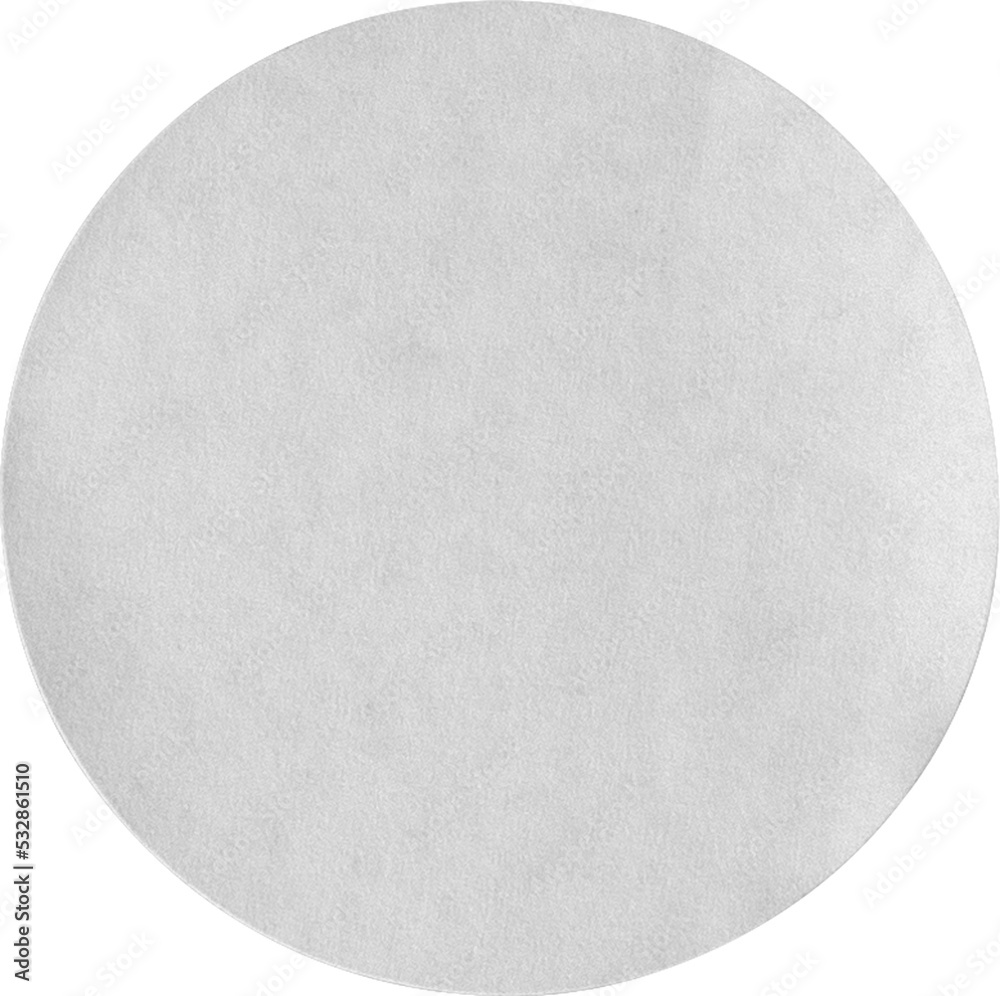 clean white round sticker asset from real photography isolated png ...