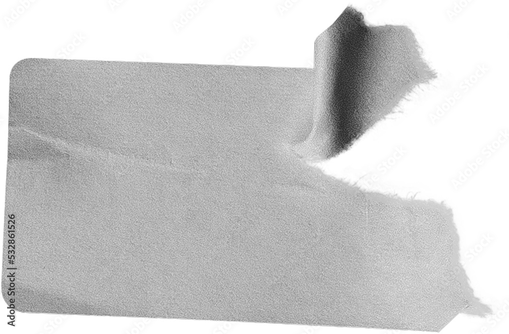 rectangular crumpled white sticker scratched from real photography ...