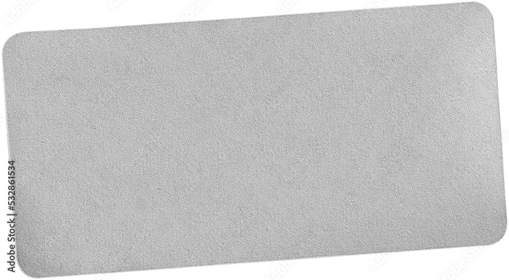 rectangular white sticker from real photography isolated png for ...