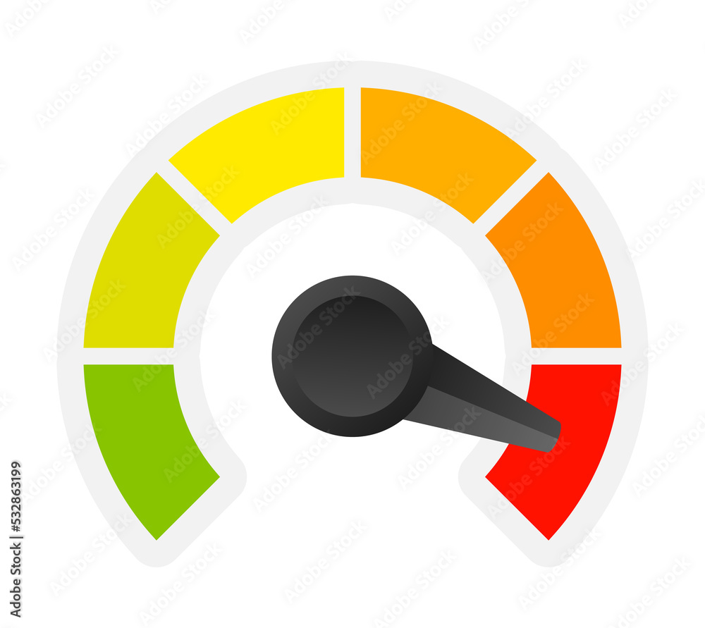 Rating customer satisfaction meter. Different emotions art design from ...