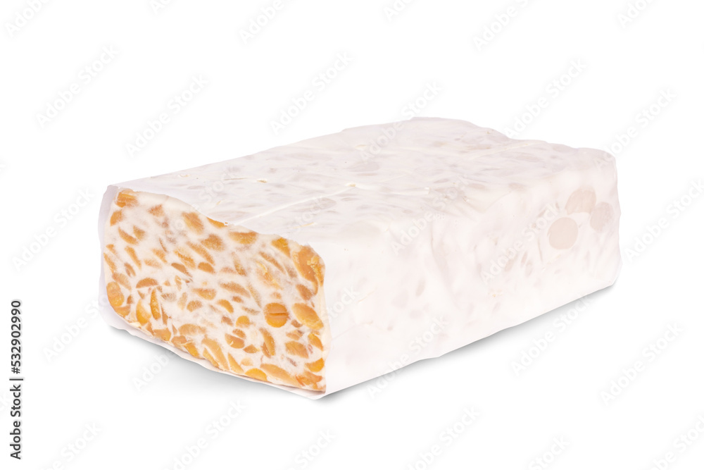 Tempeh is a typical Indonesian food made from fermented soybeans ...