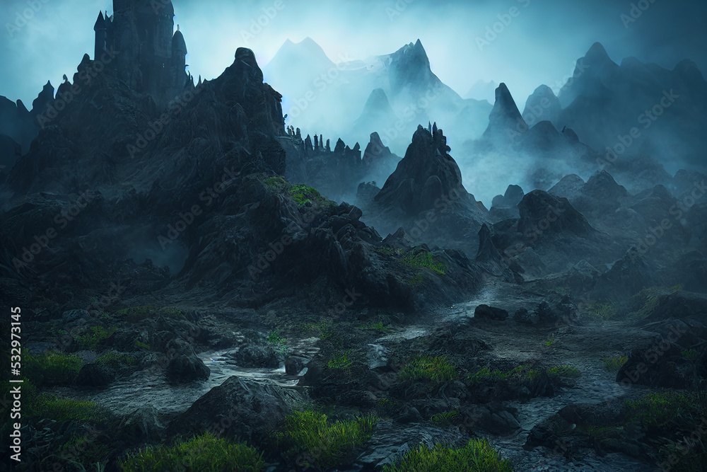 Dark Fantasy Landscape