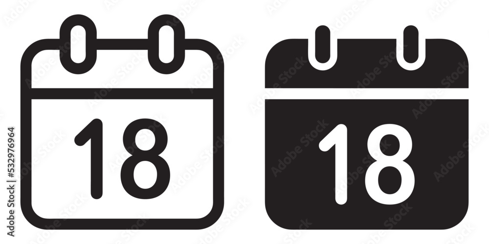 ofvs145 OutlineFilledVectorSign ofvs - calendar date vector icon ...