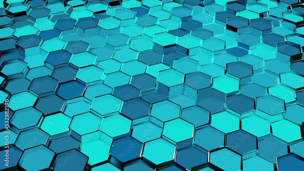 hexagon pattern, Futuristic surface concept with hexagons. Abstract ...