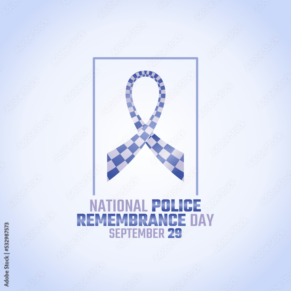 vector graphic of national police remembrance day good for national ...