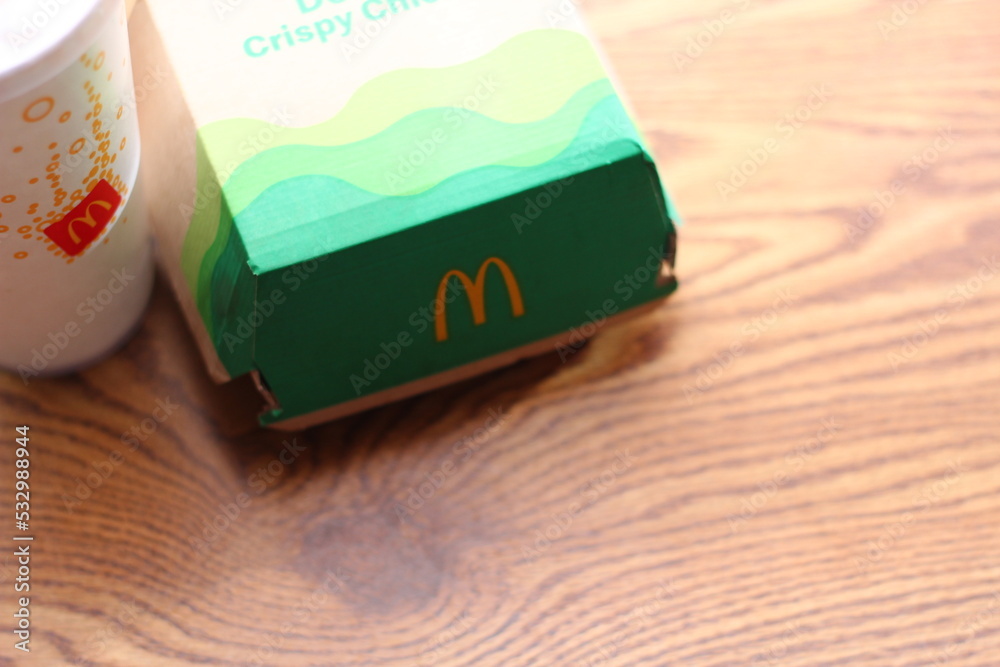Washington - America, June 17 2022 : McDonald's deluxe Crispy Chicken ...