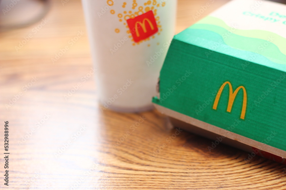 Washington - America, June 17 2022 : McDonald's deluxe Crispy Chicken ...