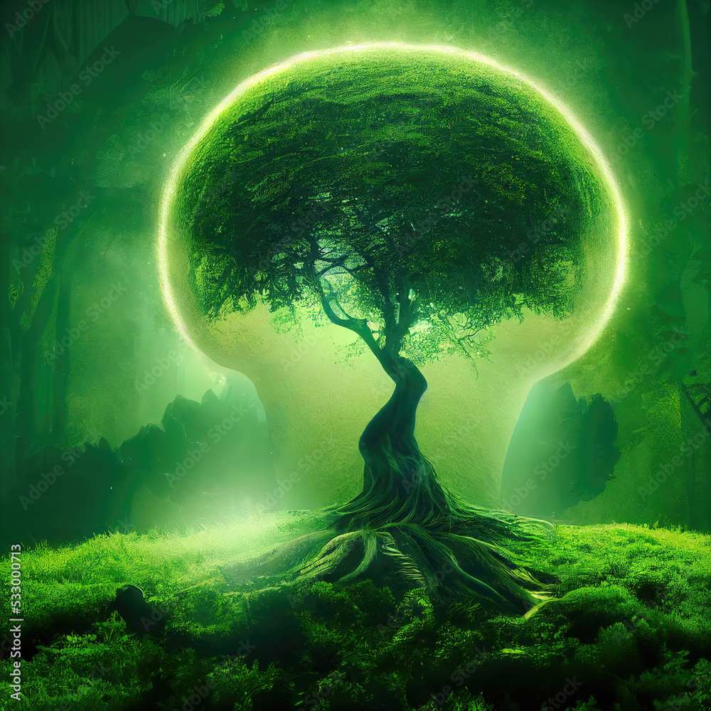 Beautiful nature of Mother Earth. Mother earth as an environmental ...