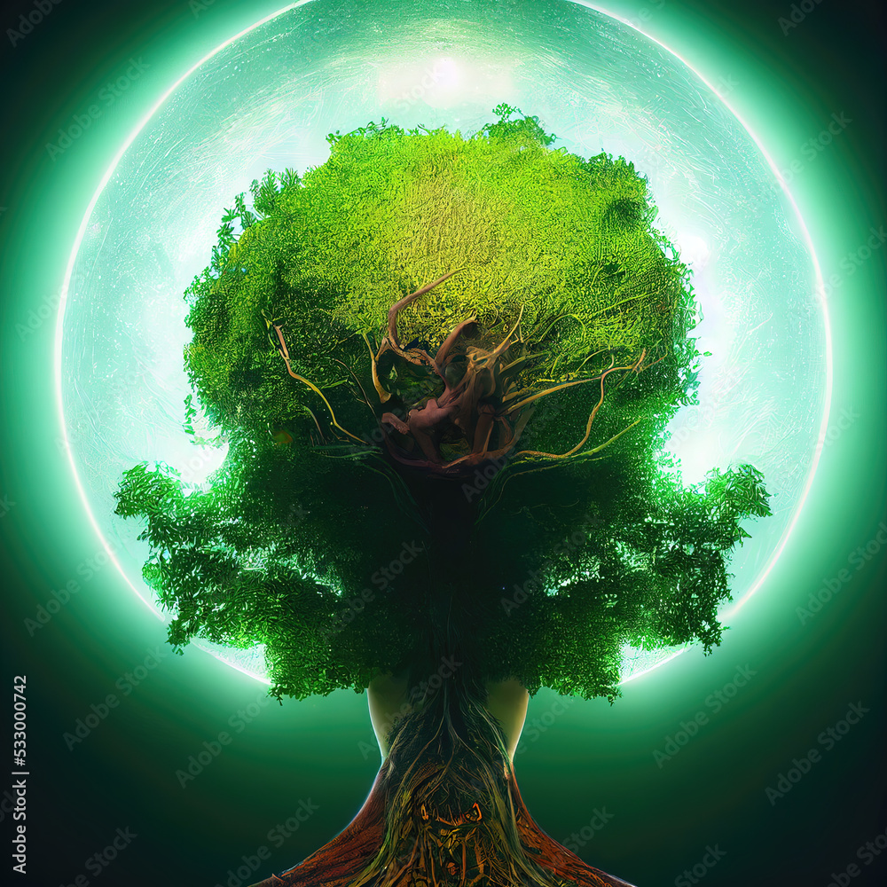 Beautiful nature of Mother Earth. Mother earth as an environmental ...