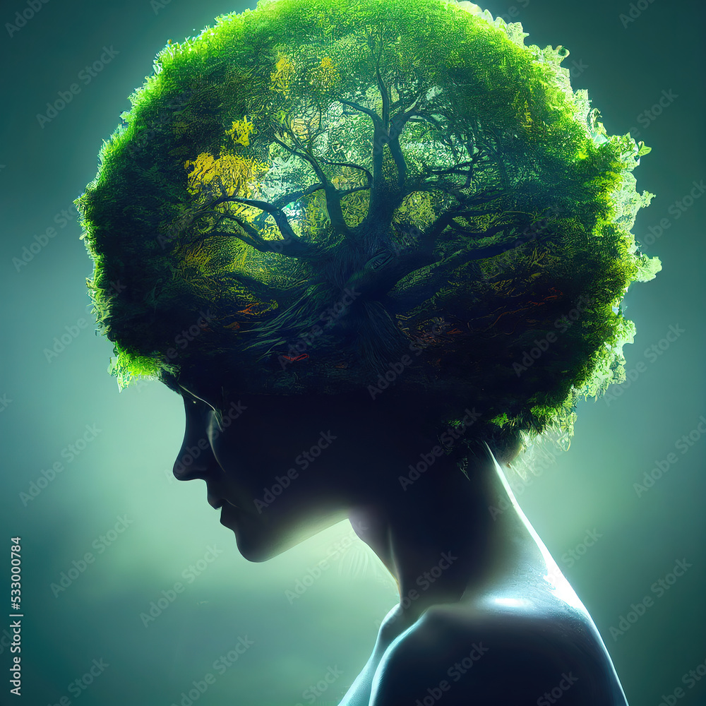 Beautiful nature of Mother Earth. Mother earth as an environmental ...