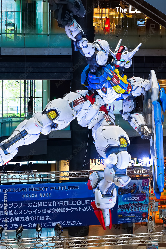 Osaka, Japan - Aug 29 ,2022 - GUNDAM aerial at GUNDAM NEXT FUTURE in ...