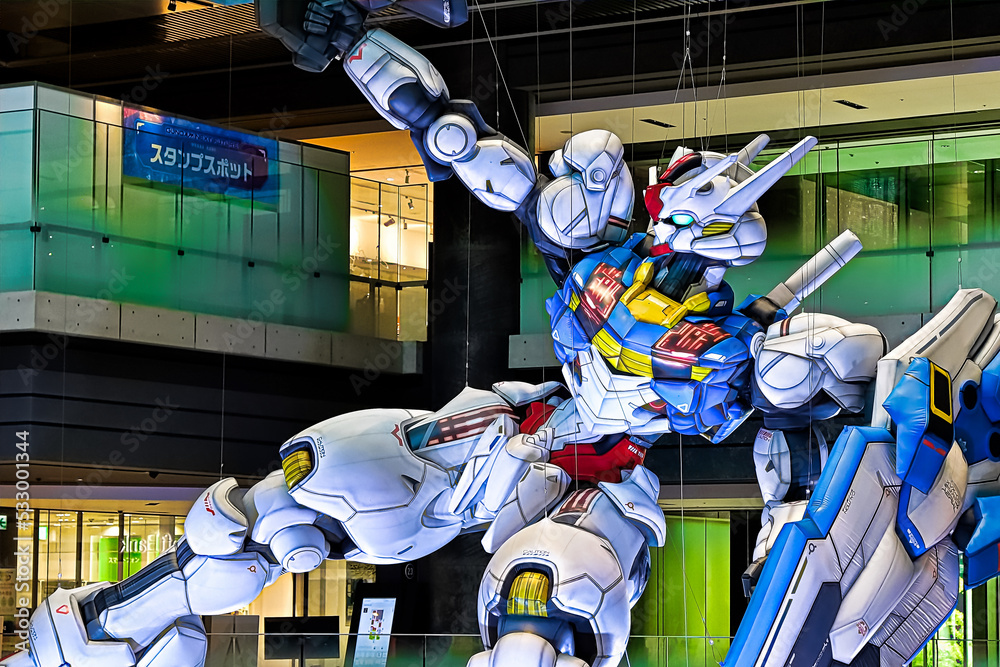 Osaka, Japan - Aug 29 ,2022 - GUNDAM aerial at GUNDAM NEXT FUTURE in ...