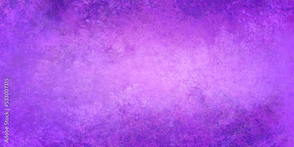 Textured purple background layout, old vintage grunge texture border in ...