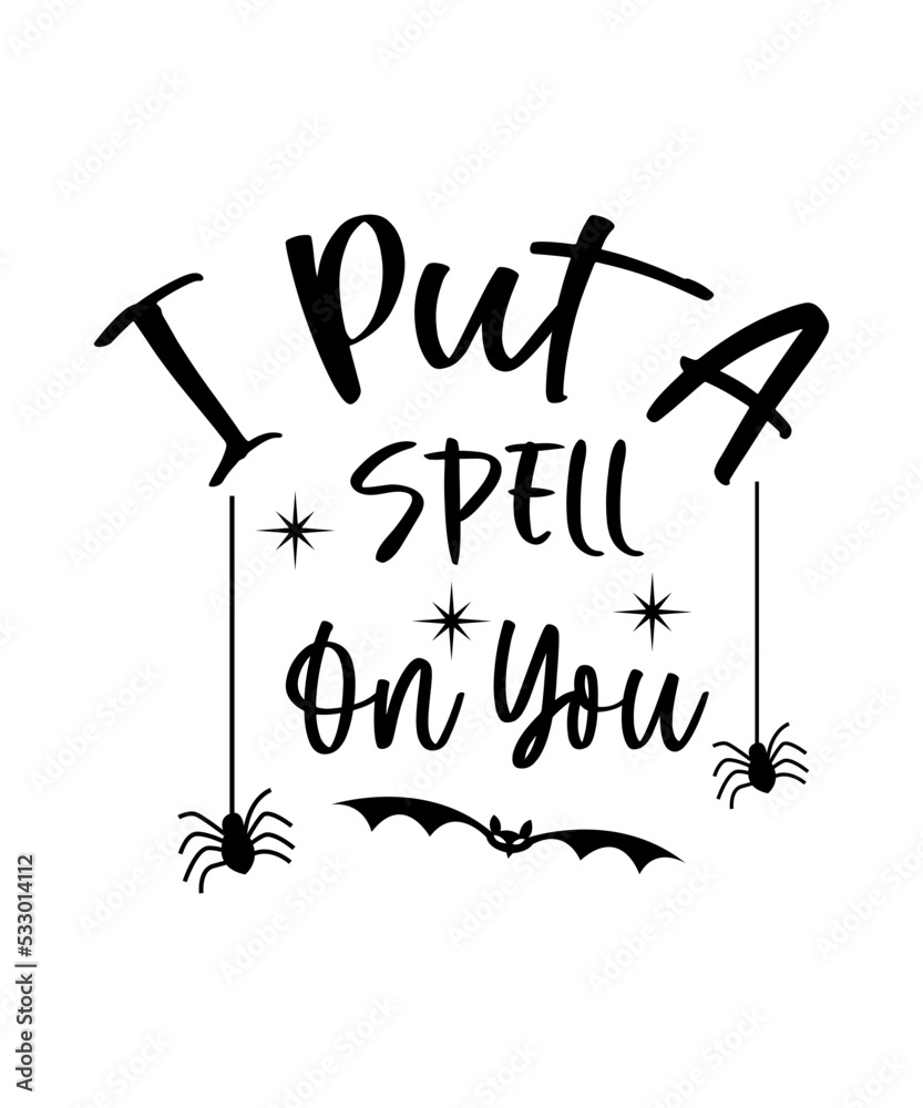 Hocus Pocus Svg Bundle, Hocus Pocus svg, I put a spell on you svg, Svg ...