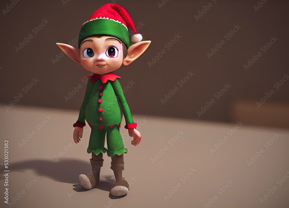 3d Elf Christmas