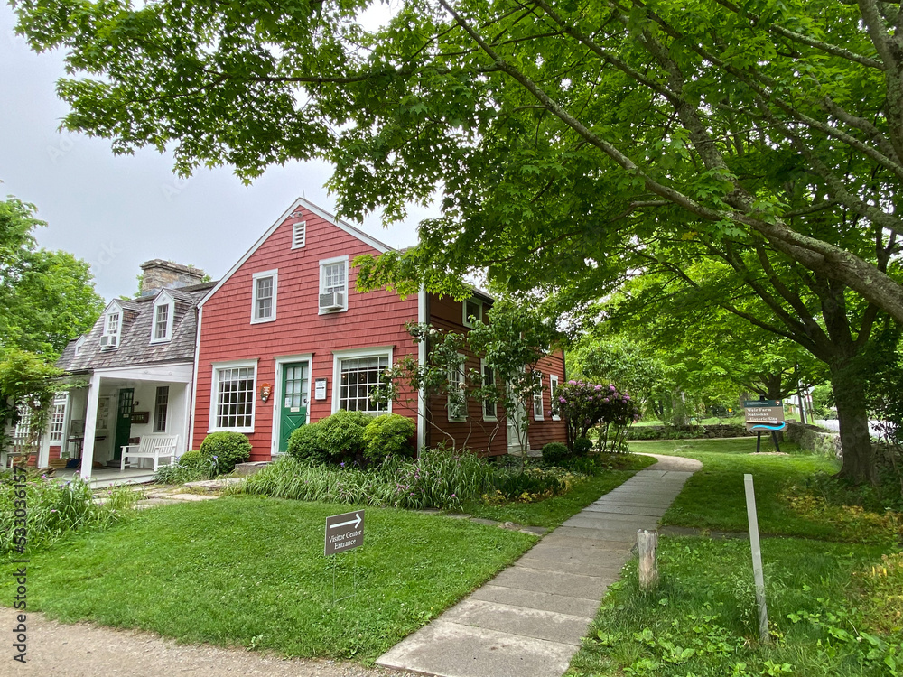 Weir Farm National Historical Park Burlingham House Visitor Center in ...