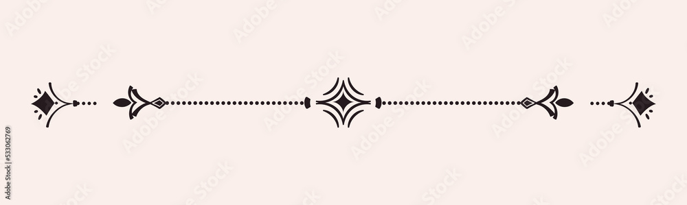 Calligraphic black frame. Border and ornament, art and creativity ...