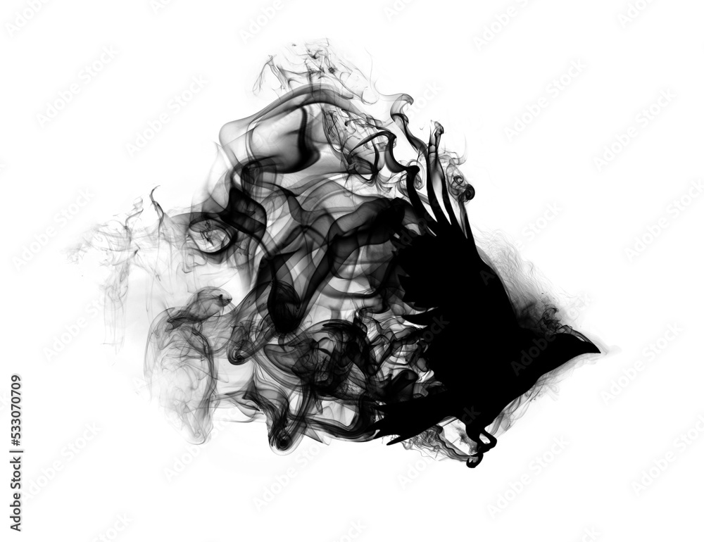 Black Smoke Silhouette