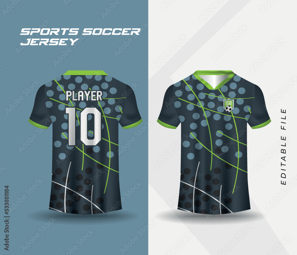 Premium Jersey Design Soccer Uniform Background for player Stock Vector ...